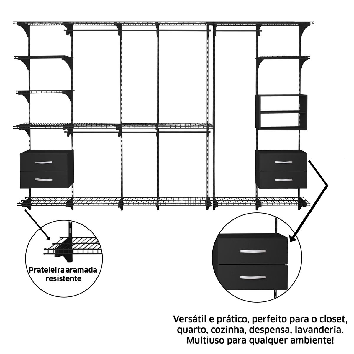 Armário aramado kit 53 - Compre Online | Aramado.com - Aramado